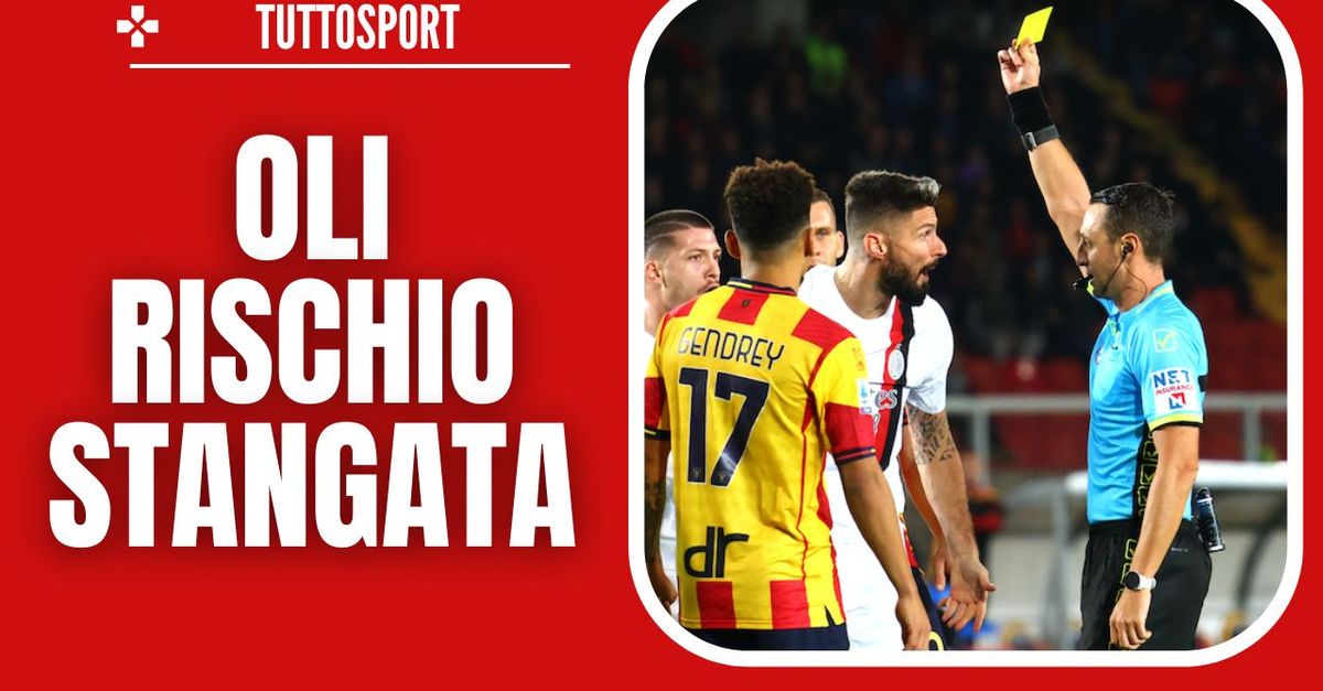 Milan | Giroud oltre al danno la beffa | rischia 4 giornate di squalifica Milan | Giroud oltre al danno la beffa | rischia 4 giornate di squalifica