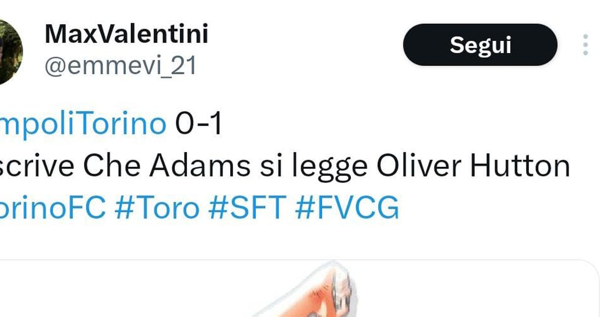 Empoli-Torino 0-1, reazioni social: “Si scrive Adams e si legge Oliver ...