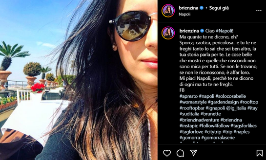 Quando Lady Garcia difendeva Napoli: “Le cose belle che mostri non sono ...