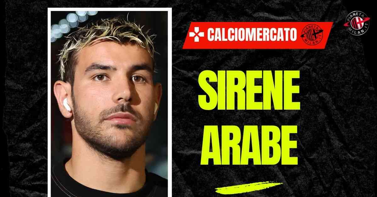 Calciomercato Milan, Theo tentato dall'Arabia: l'Al-Hilal si muove ...