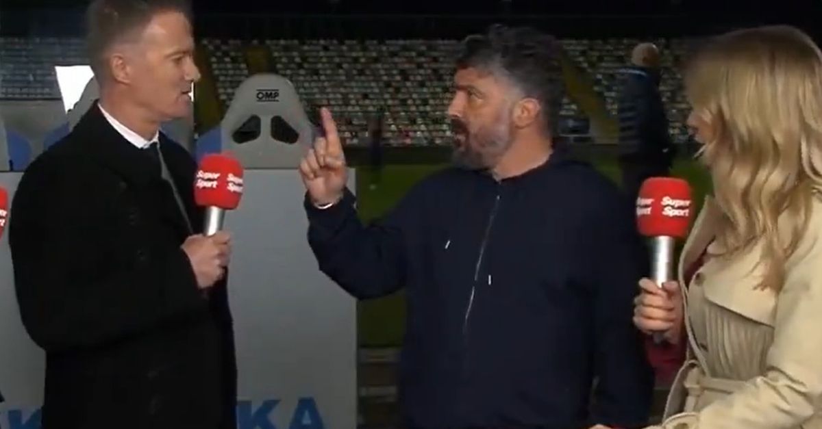 VIDEO Gattuso on fire, litigio in tre lingue con un giornalista croato ...