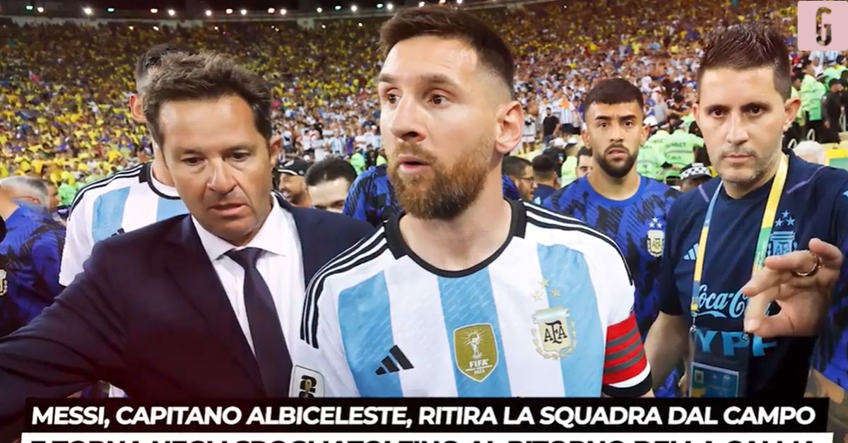 VIDEO Brasile-Argentina, scontri e caos al Maracanà: Messi ritira la ...