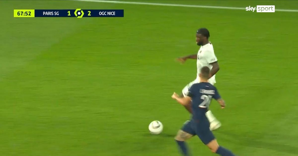 Paris Saint-Germain-Nizza 2-3: Moffi ruba la scena a Mbappé. Gol e ...
