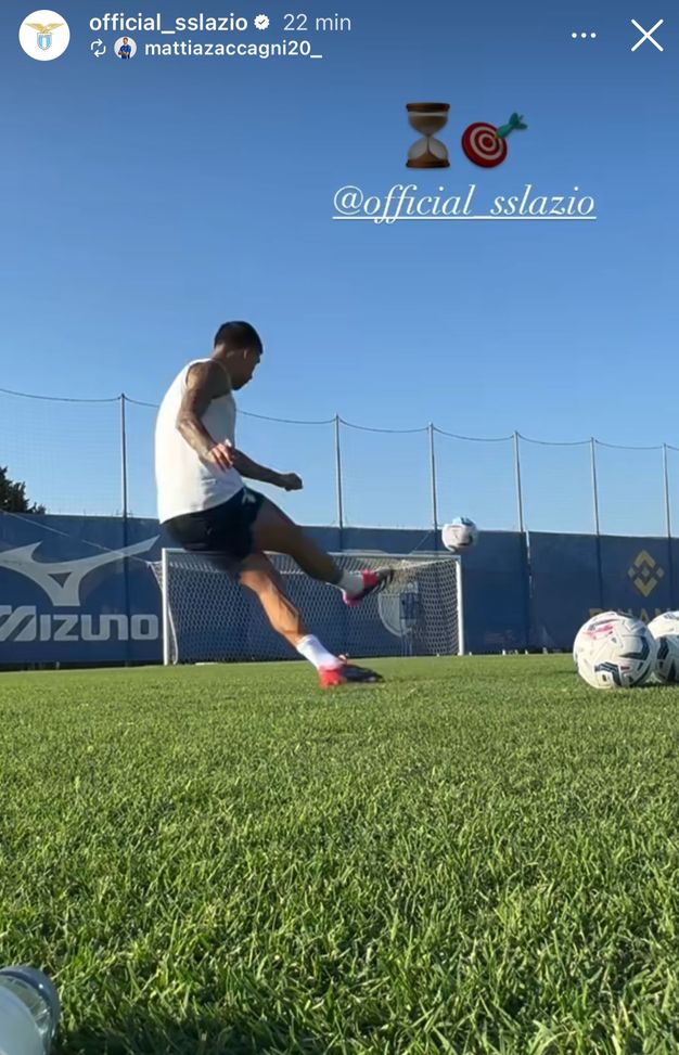 Lazio, Zaccagni torna al lavoro: l'Arciere si allena a Formello ... Lazio, Zaccagni torna al lavoro: l'Arciere si allena a Formello ...