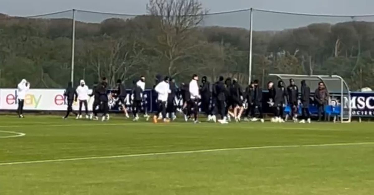 VIDEO Inizia l’ultimo allenamento degli azzurri in vista della Real ...