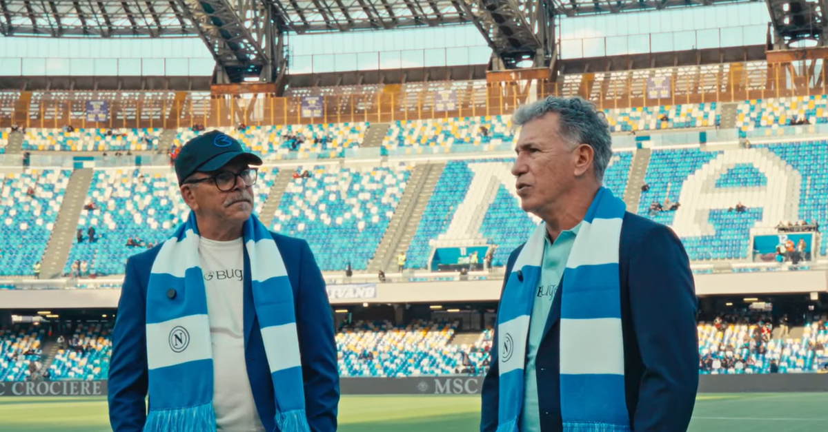 VIDEO Alemao-Careca, ritorno da brividi al Maradona: le immagini ...