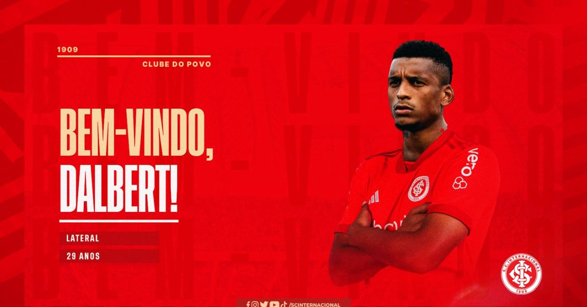 Ex Inter, UFFICIALE: Dalbert è un nuovo giocatore dell’Internacional ...