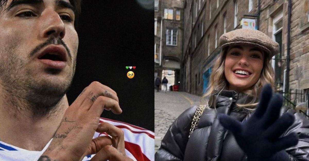 La dedica speciale di Sandro Tonali alla fidanzata Giulia dopo il gol ...