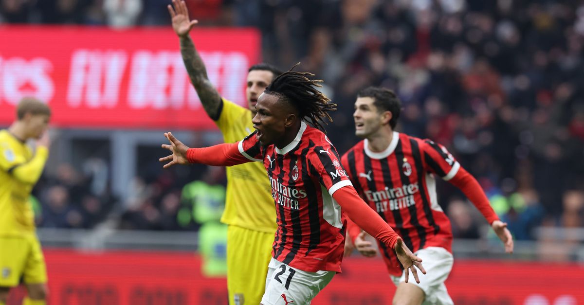 Milan-Parma 3-2, le pagelle dei rossoneri, Chukwueze salva, ma Pavlovic ...