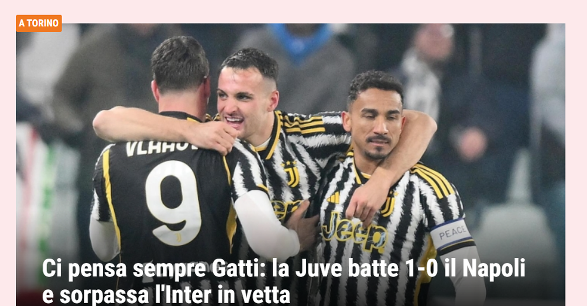 Gds Ci Pensa Sempre Gatti La Juve Batte 1 0 Il Napoli Calcio Napoli 1926