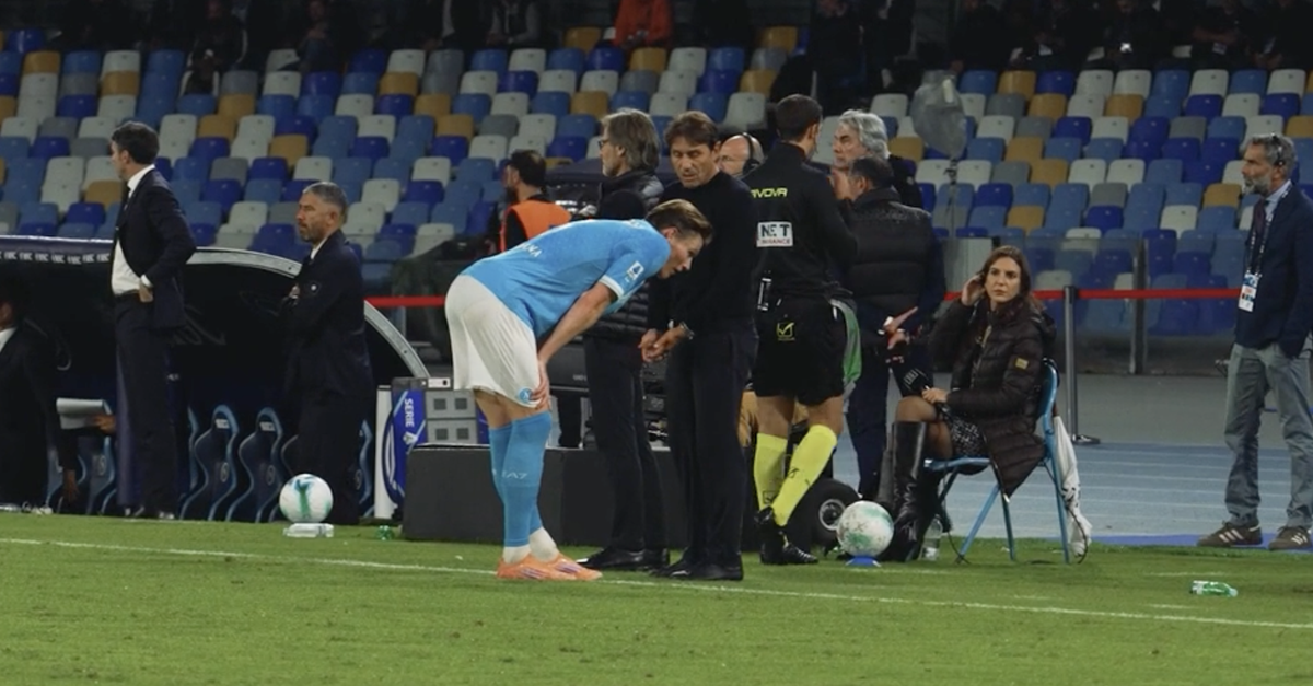 Problemi per McTominay in Napoli-Inter: "Mi si sta indurendo il ...